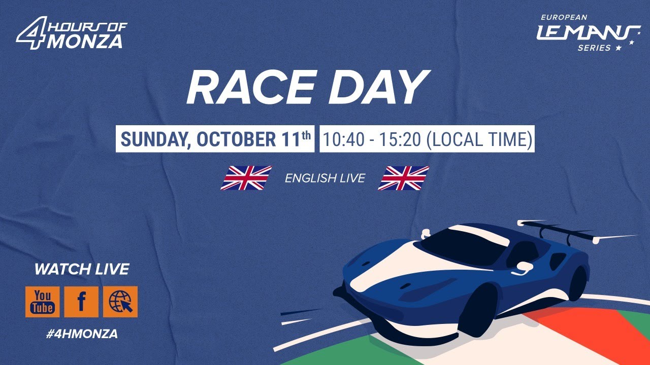 United We Stand. Watch The 4 Hours Of Monza LIVE – In Pit Lane