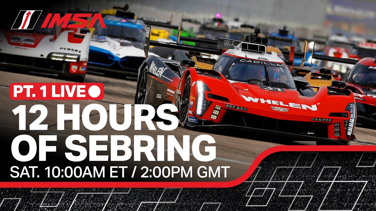 Sebring 12 Hours 2025 Pt 1 LIVE – In Pit Lane